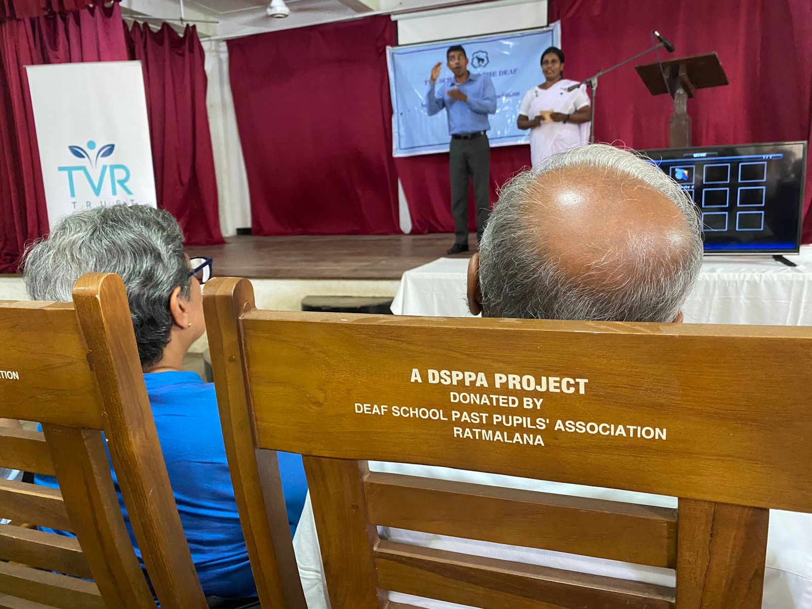 Renovating the hair dressing salon at the Ratmalana School for the Deaf ...