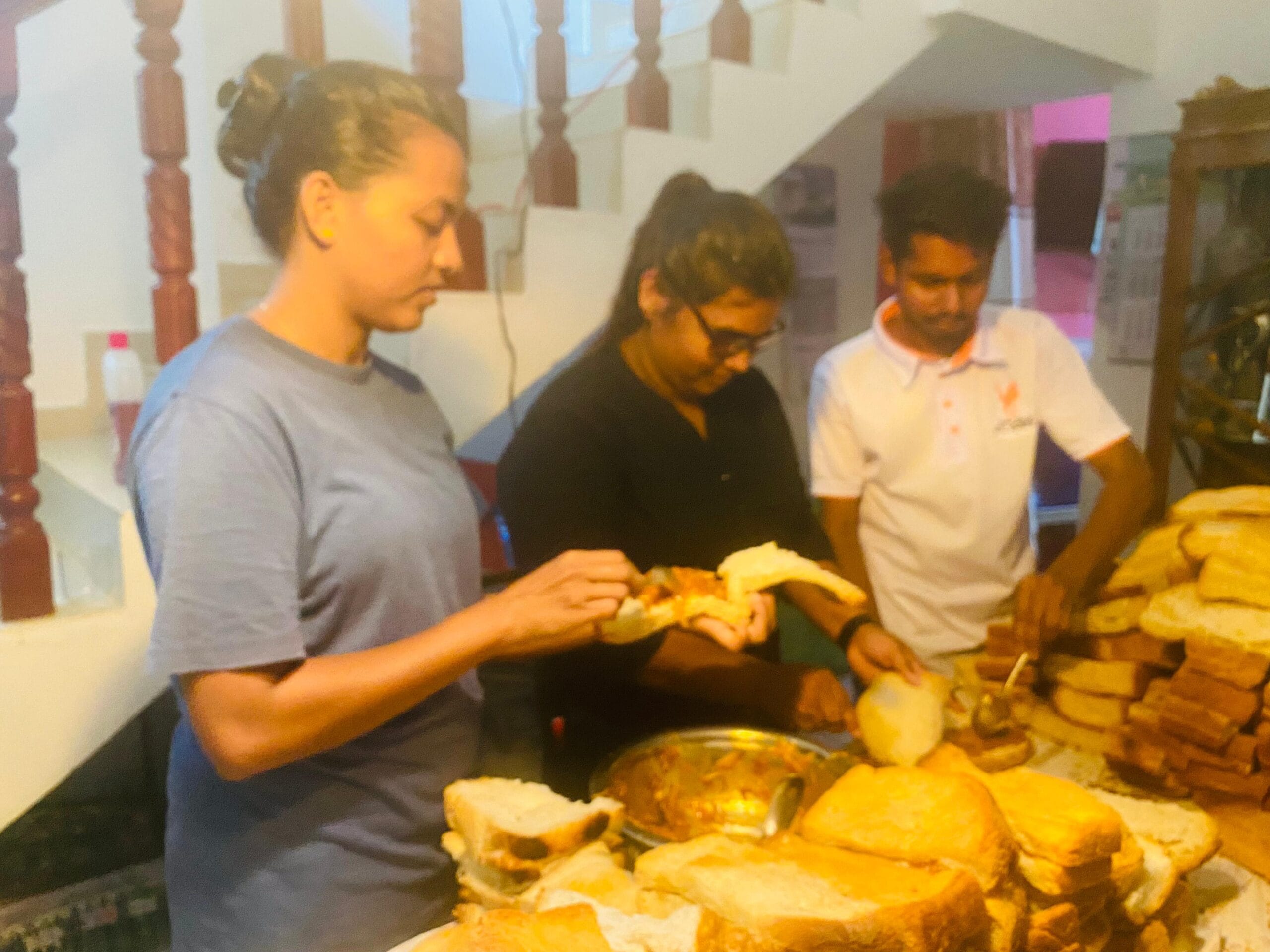 Flood relief activities in Matugama - Tennyson & Vinitha Rodrigo Trust